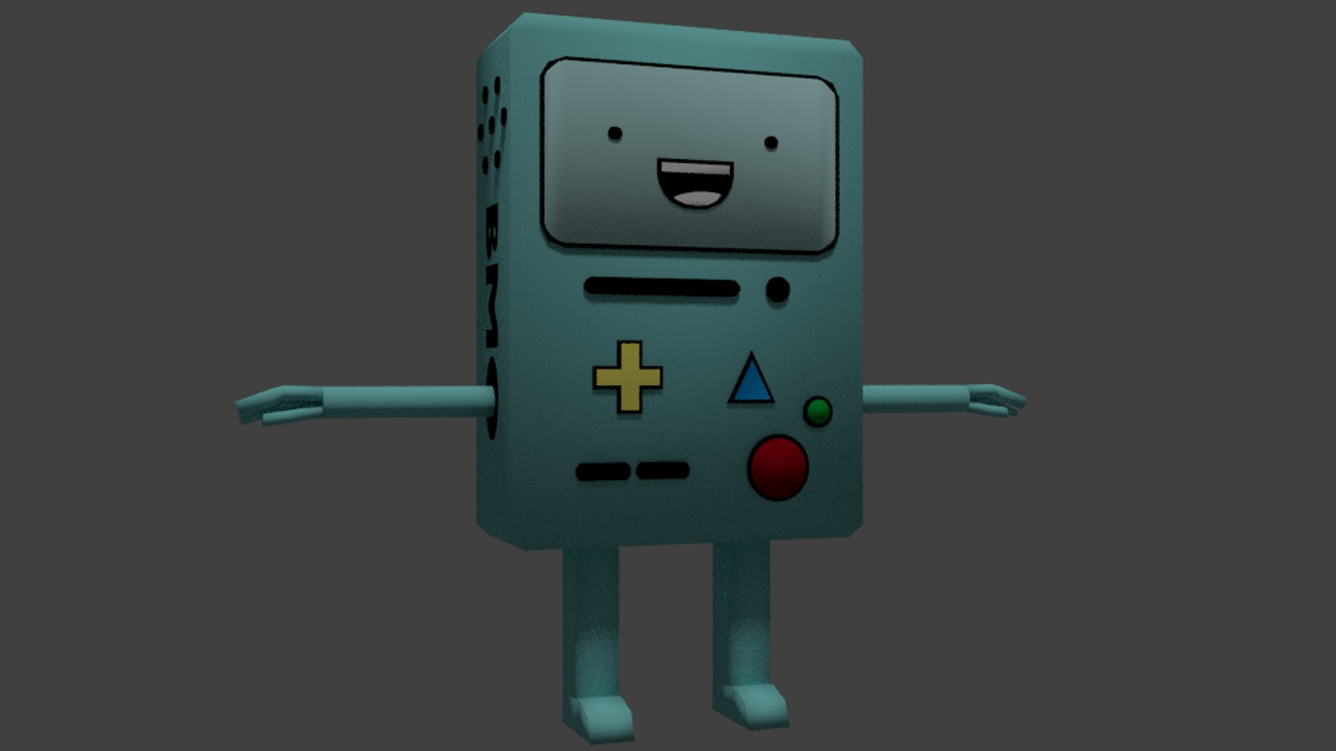 3D adventure time - bmo - TurboSquid 1181002