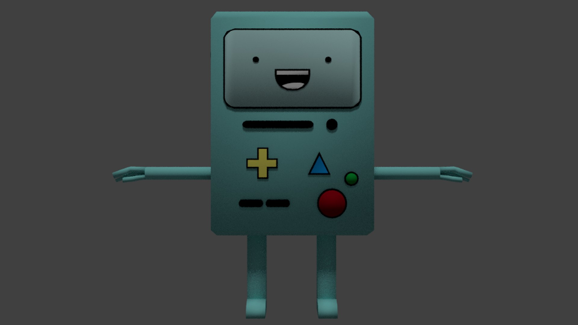 3D adventure time - bmo - TurboSquid 1181002