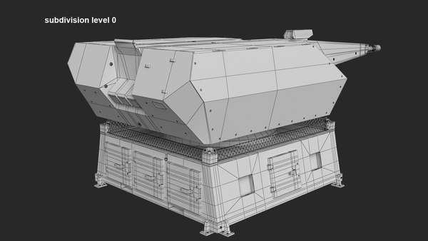 Millennium gun weapon 3D model - TurboSquid 1614857