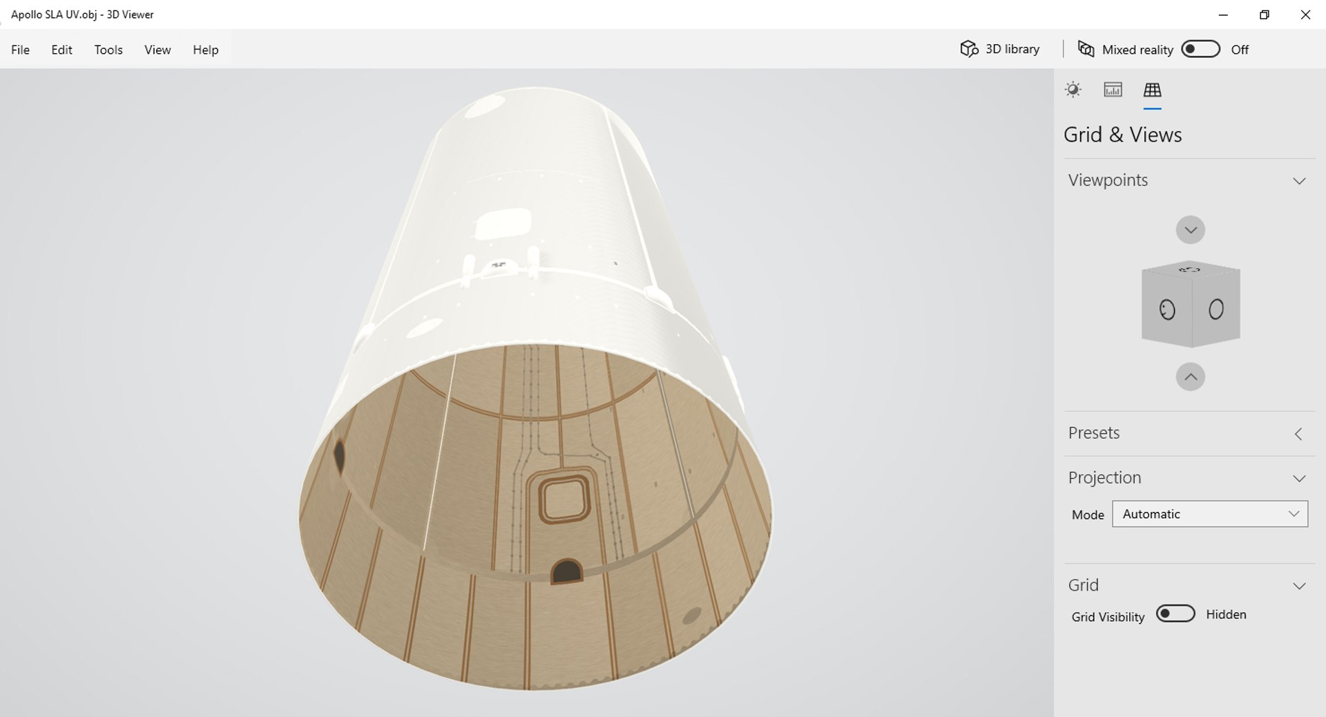 3D saturn apollo sla - TurboSquid 1564705