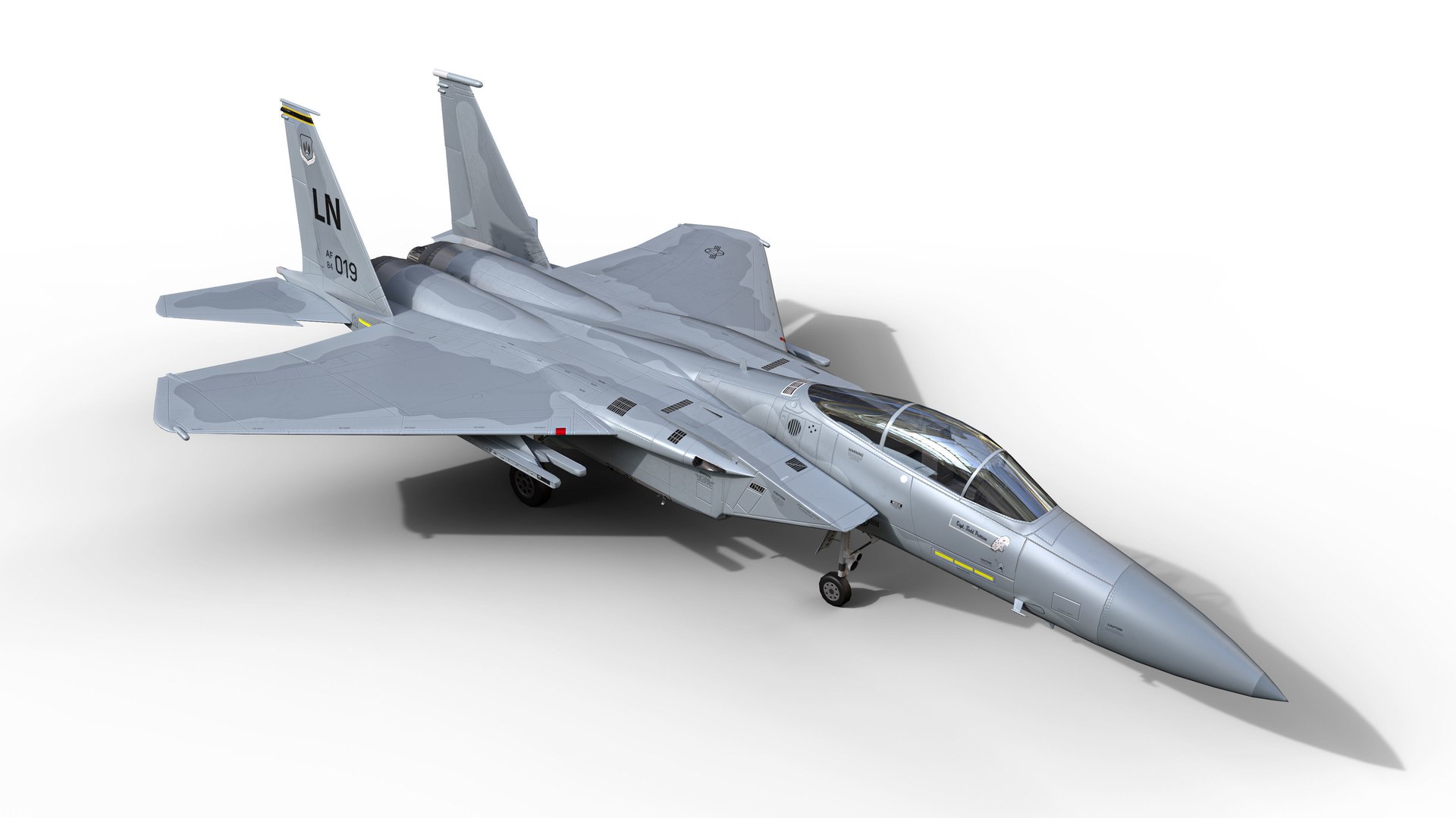 3D F-15 Eagle With 11 Different Textures - TurboSquid 2053845