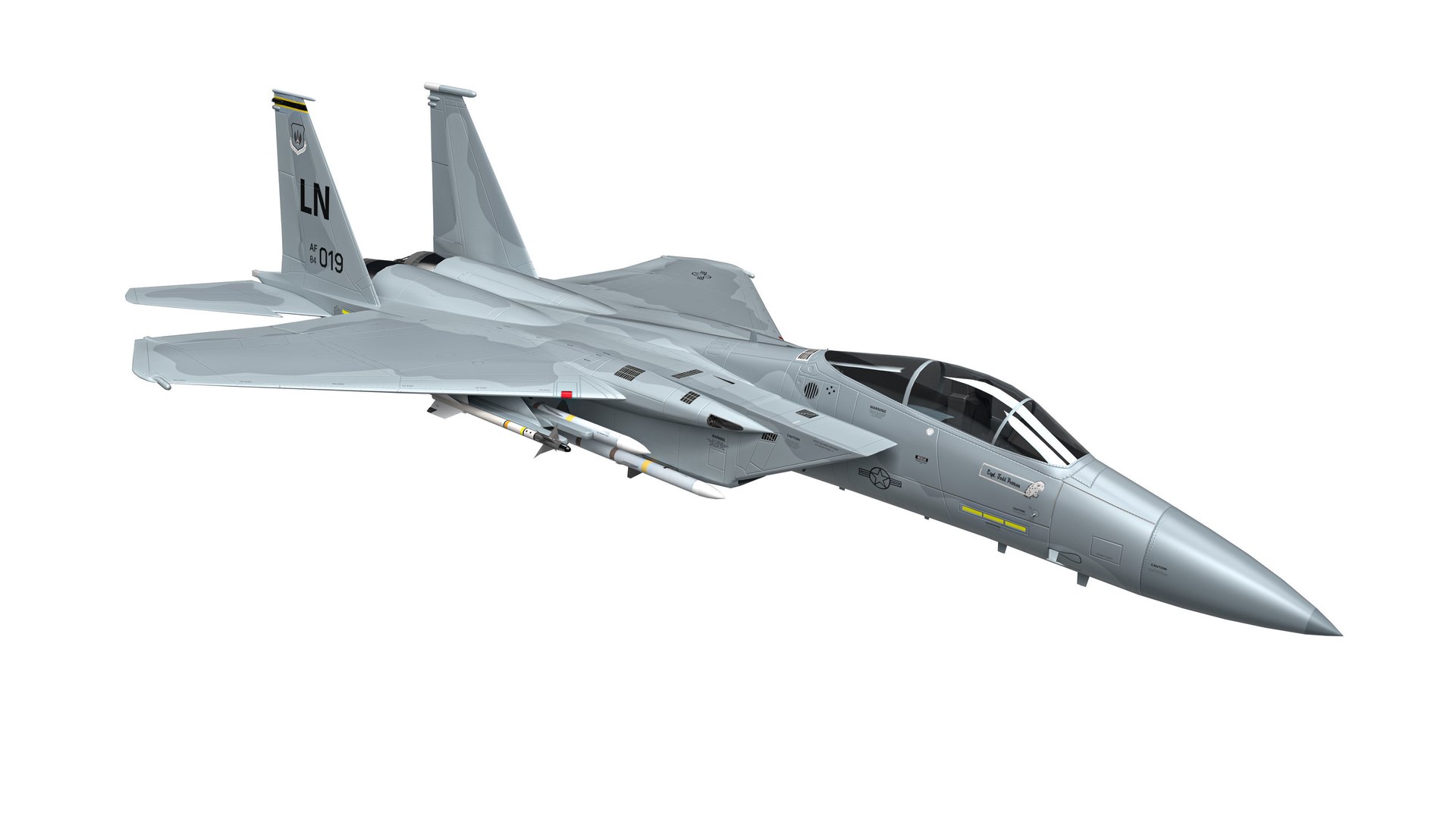 3D F-15 Eagle With 11 Different Textures - TurboSquid 2053845