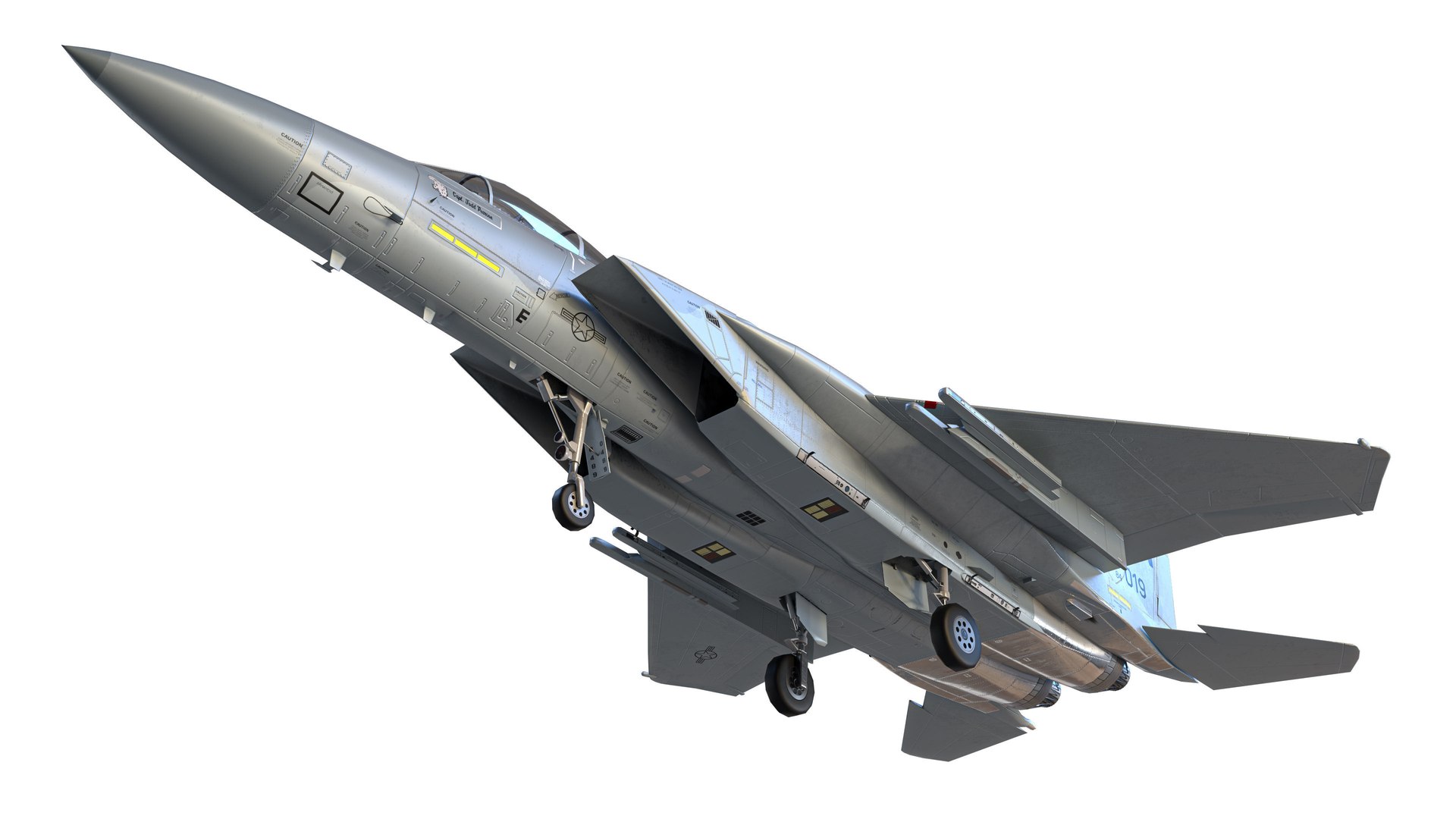 3D F-15 Eagle With 11 Different Textures - TurboSquid 2053845