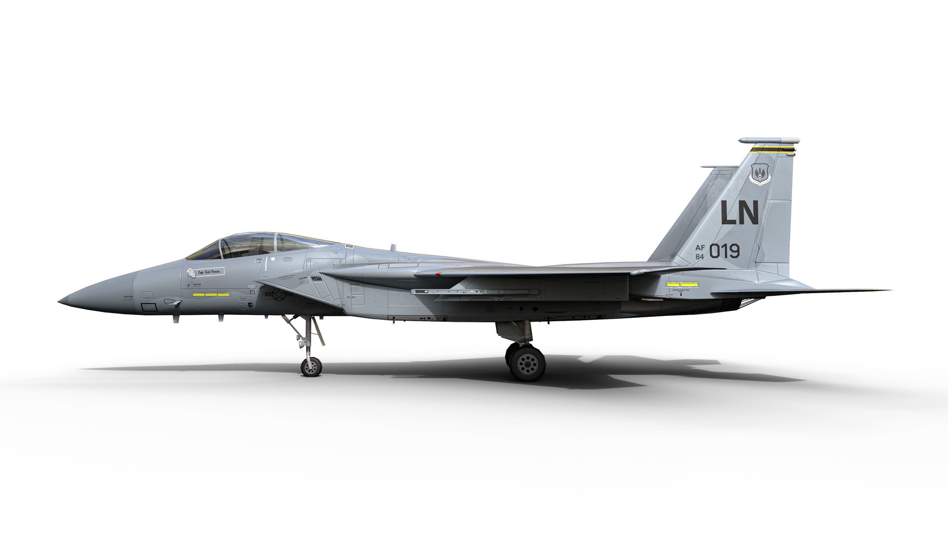 3D F-15 Eagle With 11 Different Textures - TurboSquid 2053845