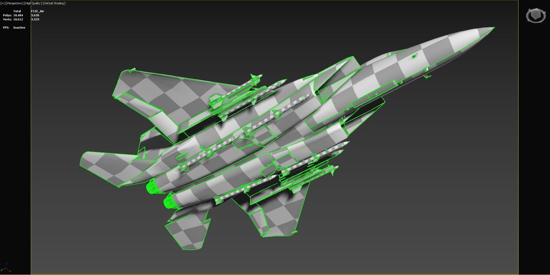 3D F-15 Eagle With 11 Different Textures - TurboSquid 2053845