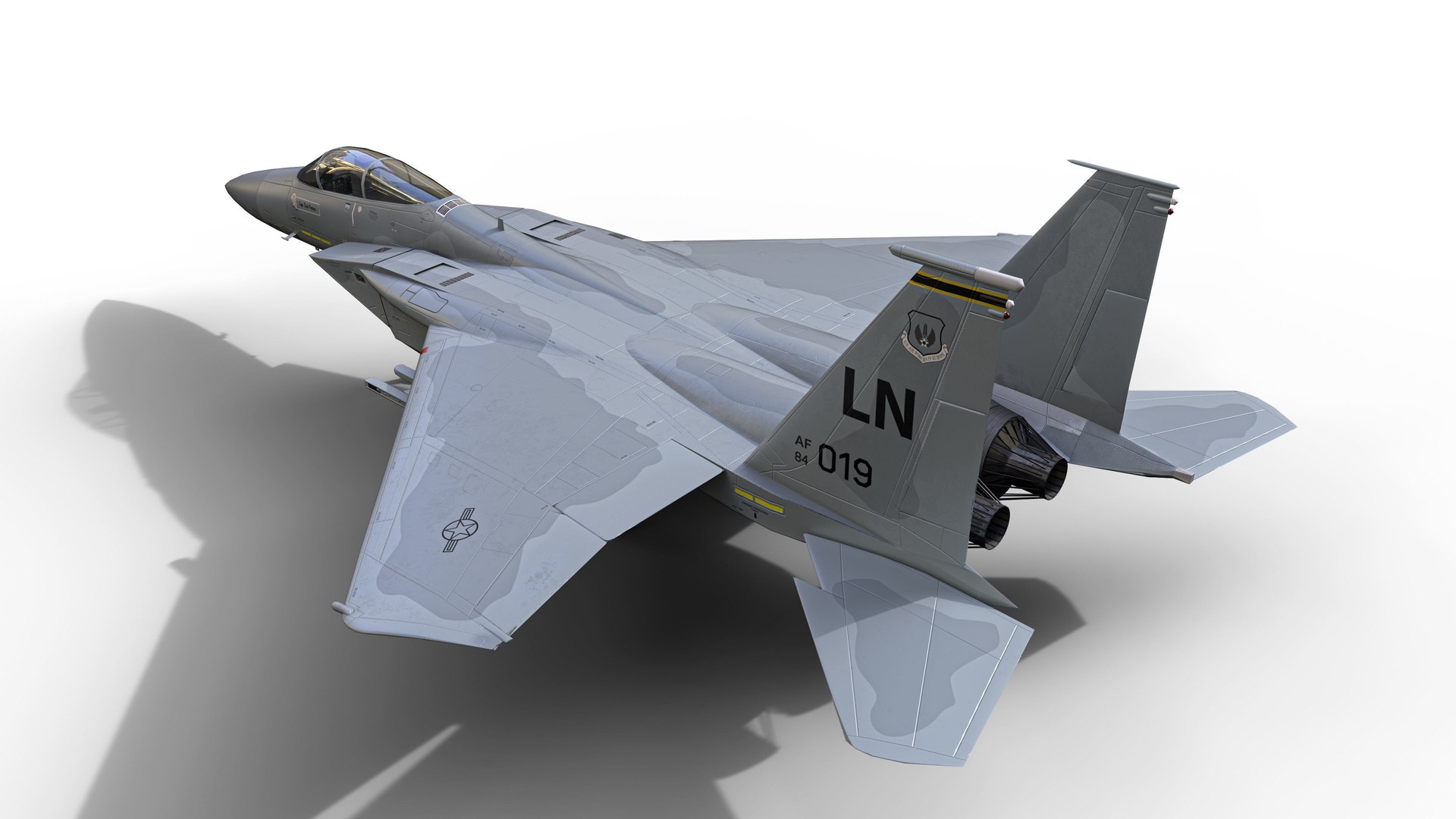3D F-15 Eagle With 11 Different Textures - TurboSquid 2053845