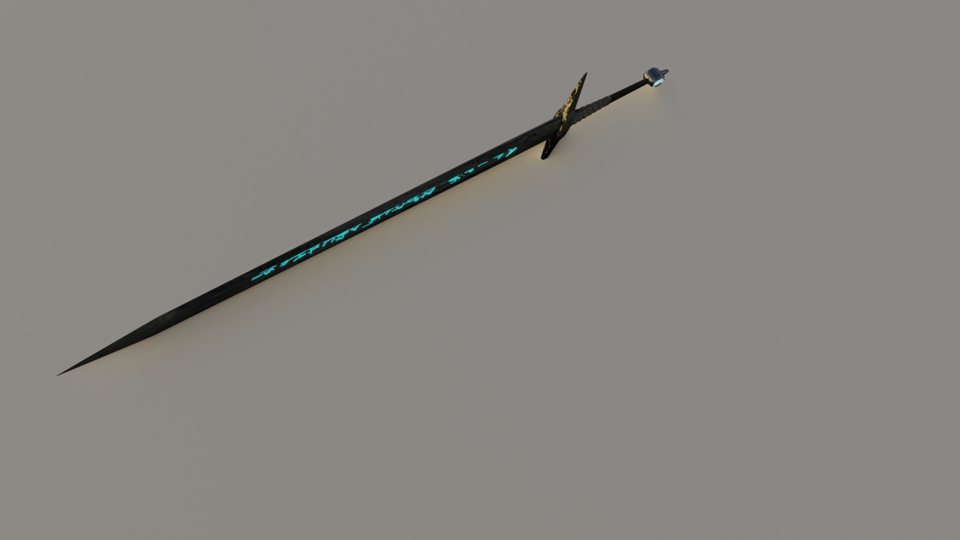 Free 3D Runic Sword - TurboSquid 2014366