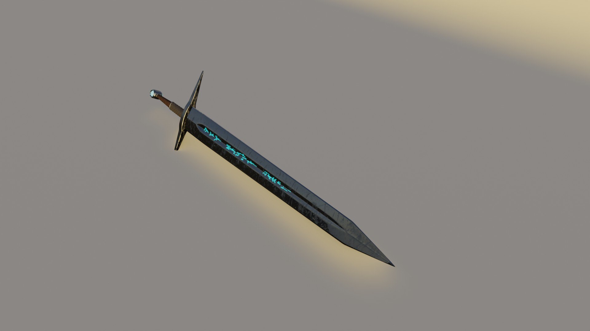Free 3D Runic Sword - TurboSquid 2014366