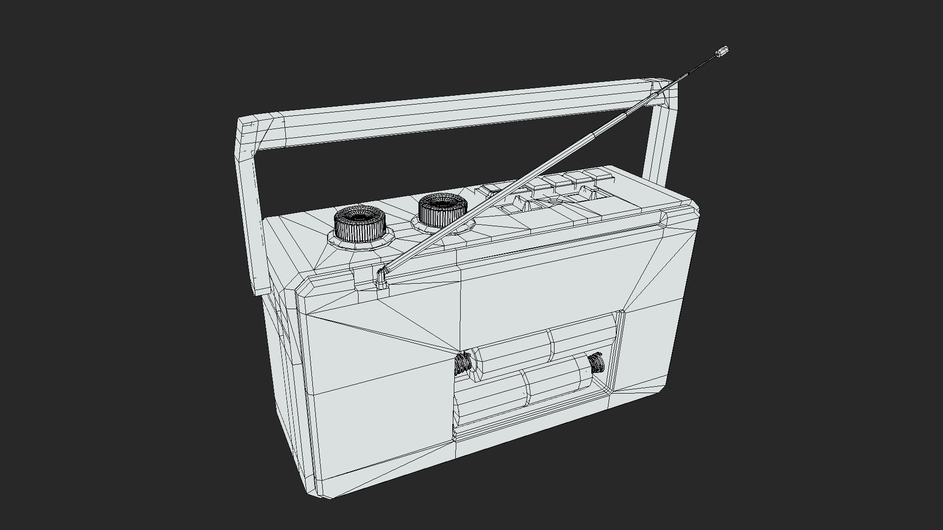 3D Radio Cassette - TurboSquid 2190305
