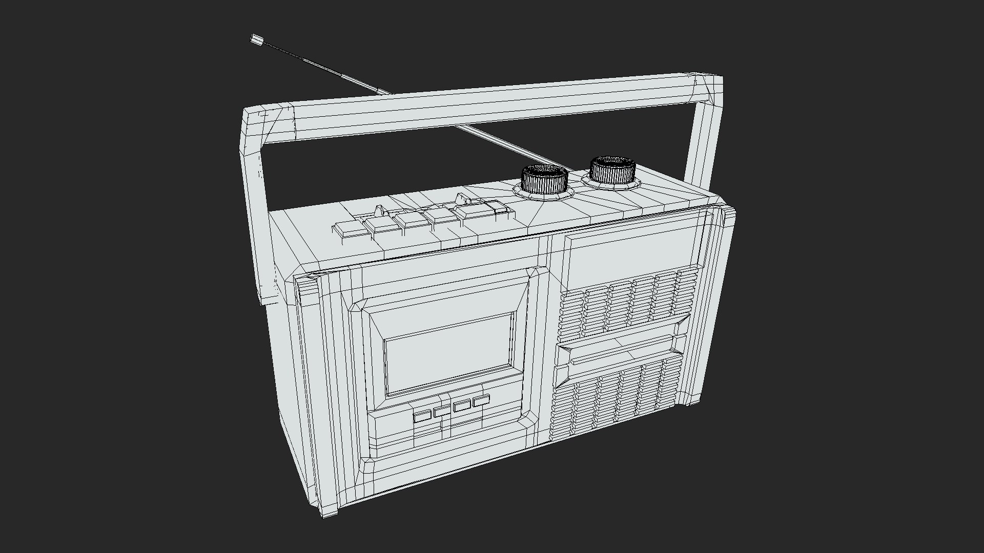 3D Radio Cassette - TurboSquid 2190305