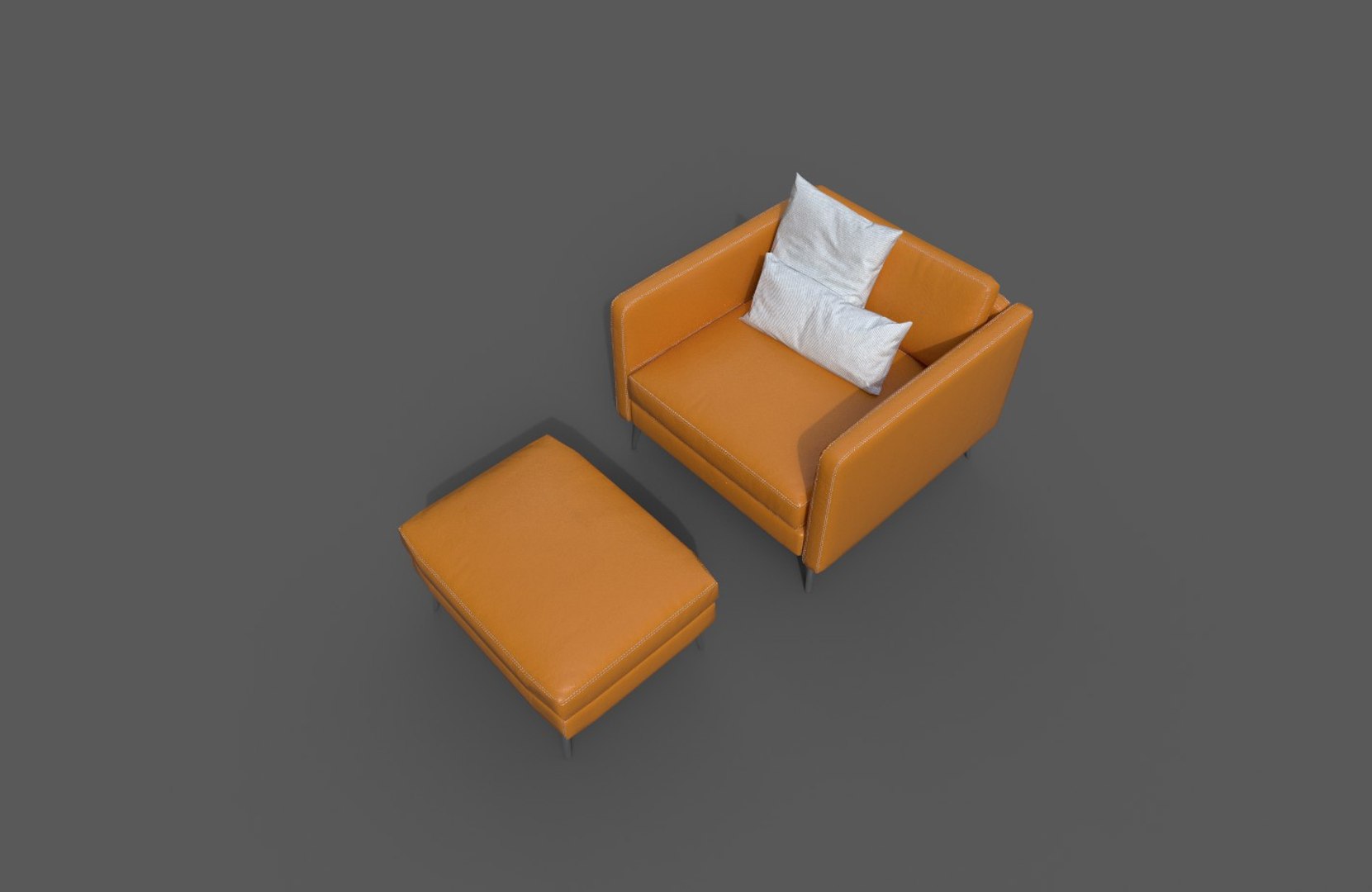 3D Low Poly Armchair -Osaka Chair - TurboSquid 1730297