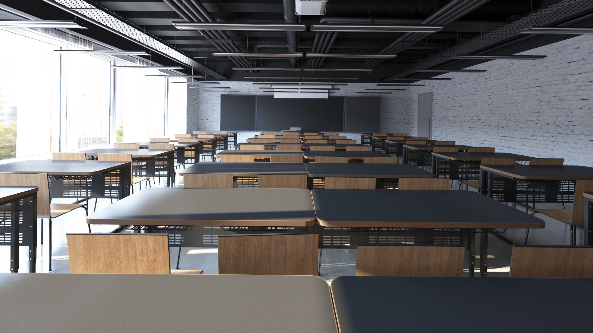3D Model Classroom 7 - TurboSquid 2009800