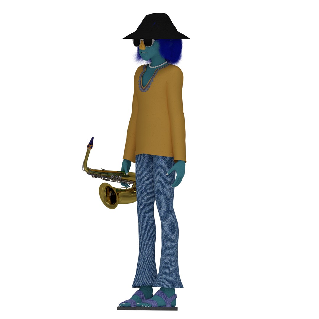 Zoot Muppet 3D Model - TurboSquid 1850472