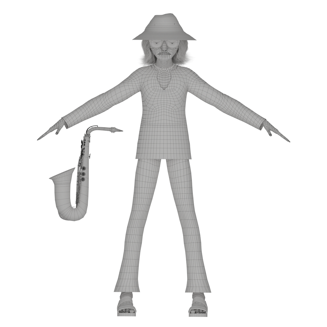 Zoot Muppet 3D model - TurboSquid 1850472