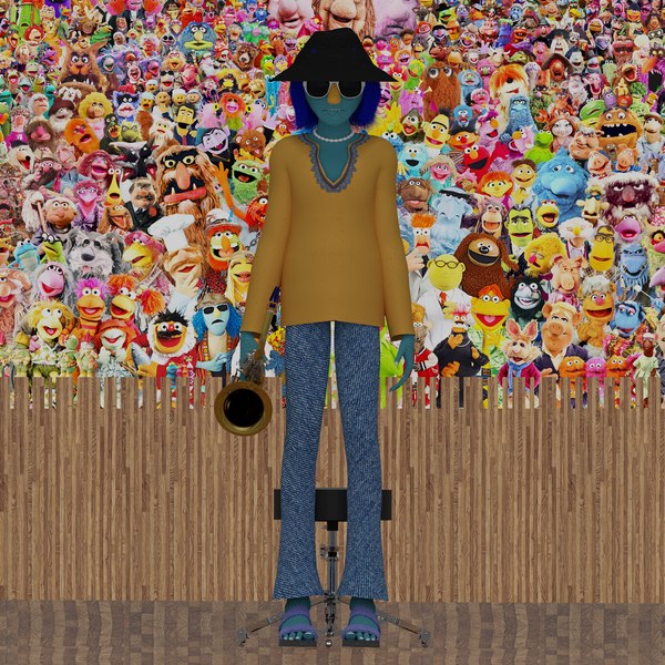 Zoot Muppet 3D model - TurboSquid 1850472