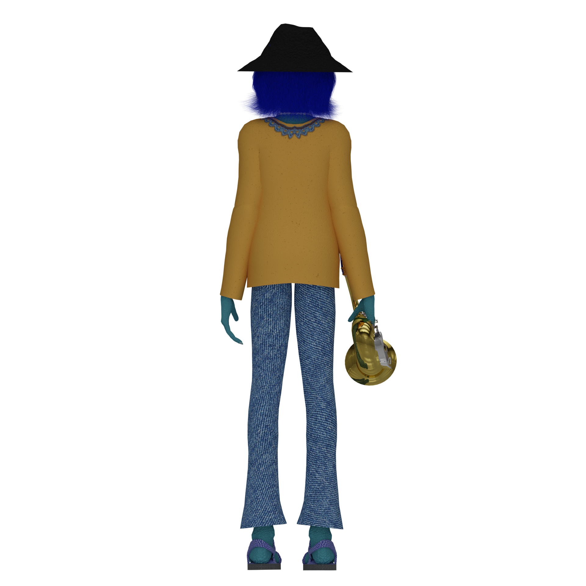 Zoot Muppet 3D model - TurboSquid 1850472