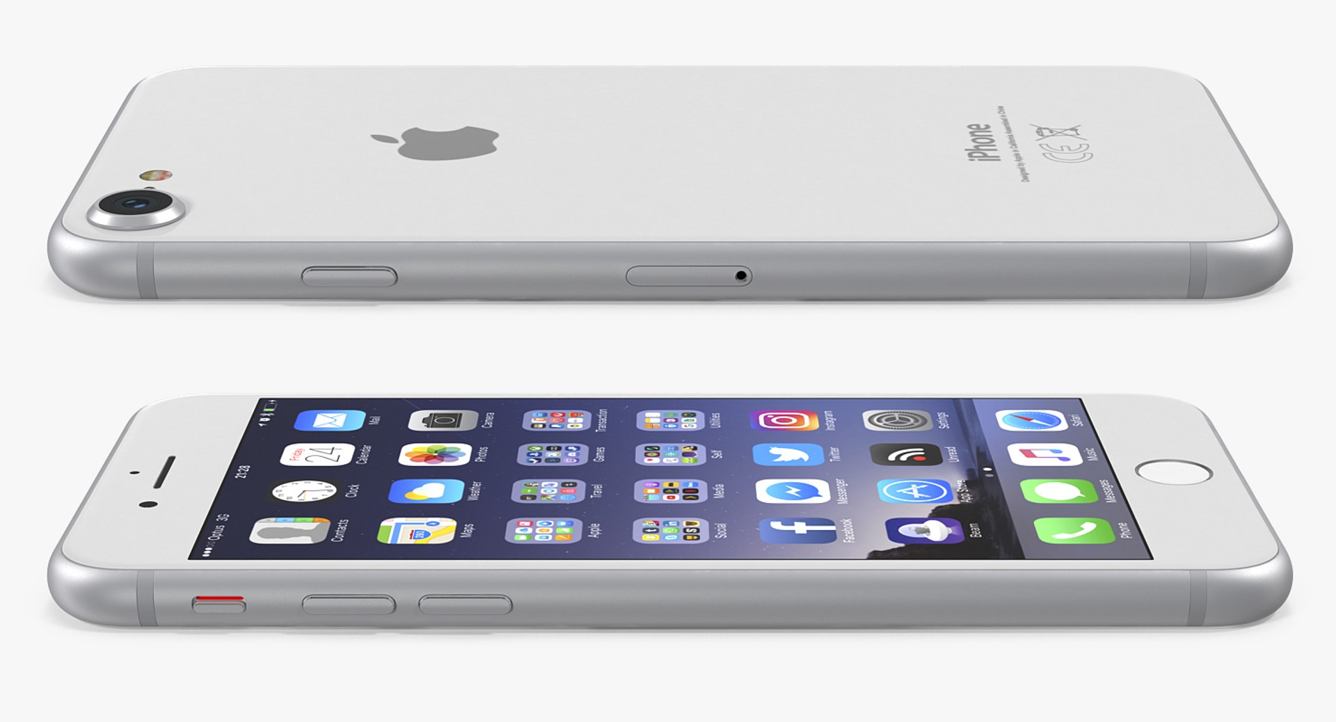 3D Iphone 8 Silver Model - TurboSquid 1212563