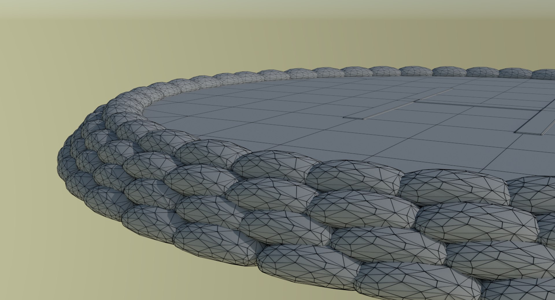 Military Helipad 3d Model