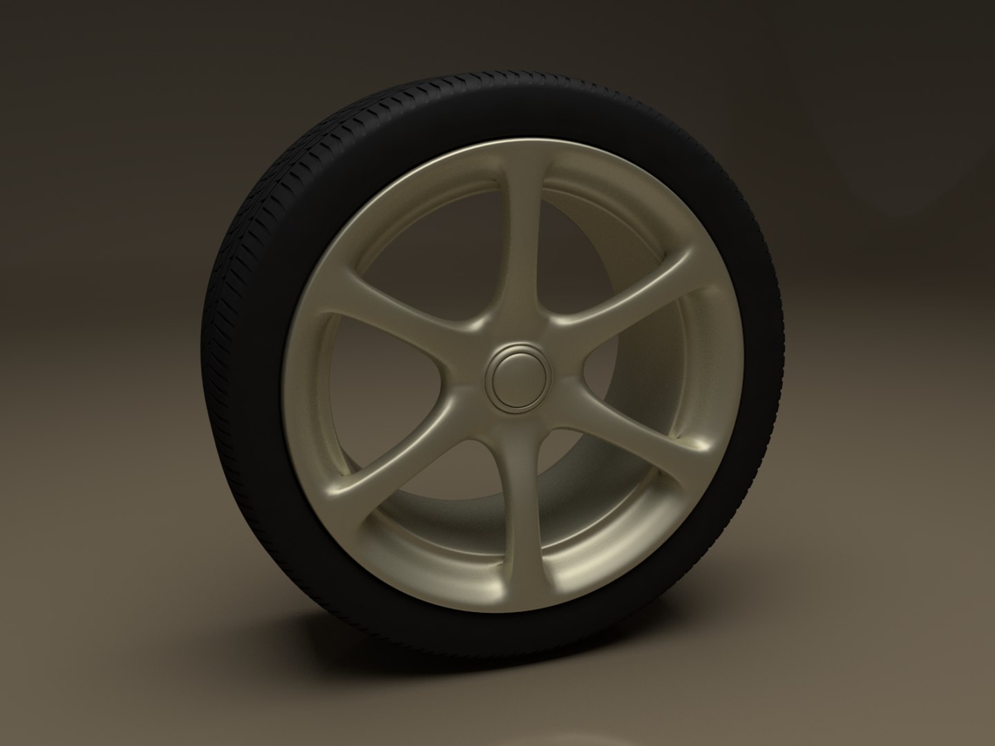 car wheel 3d 3ds