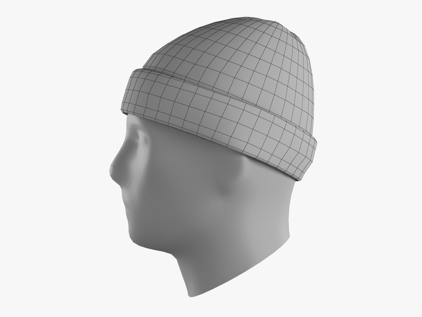 3D Beanie Hat Model - TurboSquid 1374730