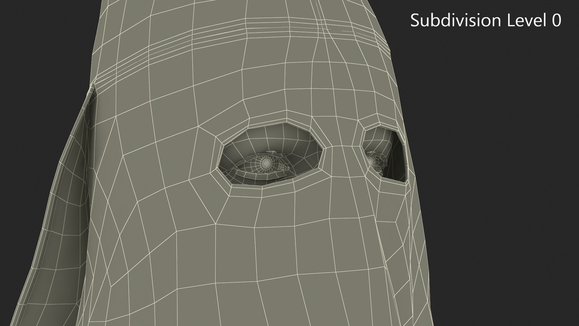 3D Model Head Wearing White Ku Klux Klan Mask - TurboSquid 2349850