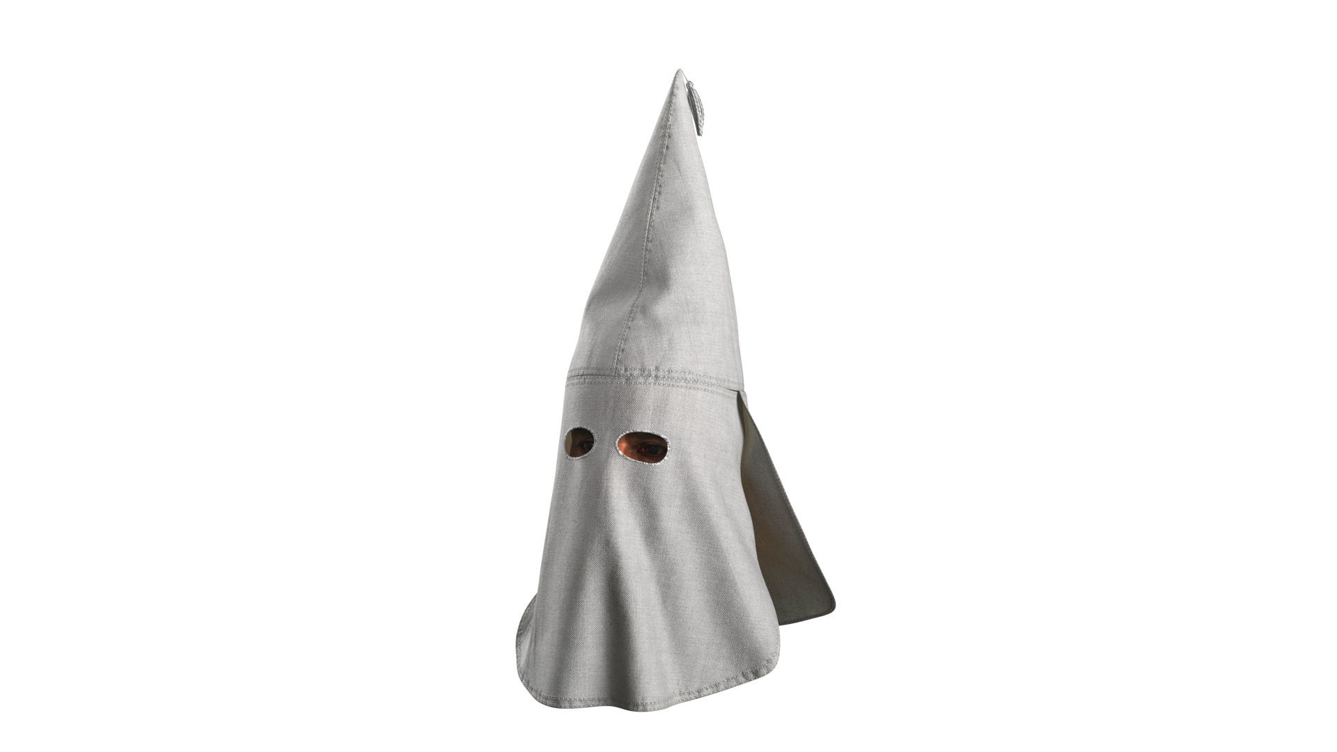3D Model Head Wearing White Ku Klux Klan Mask - TurboSquid 2349850