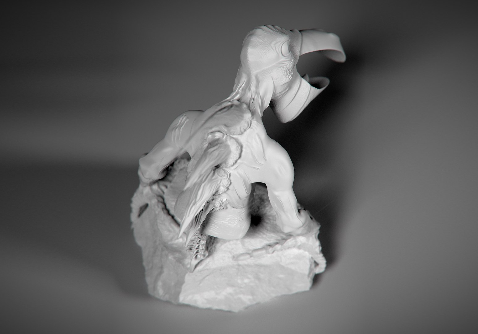 3d stl creature model