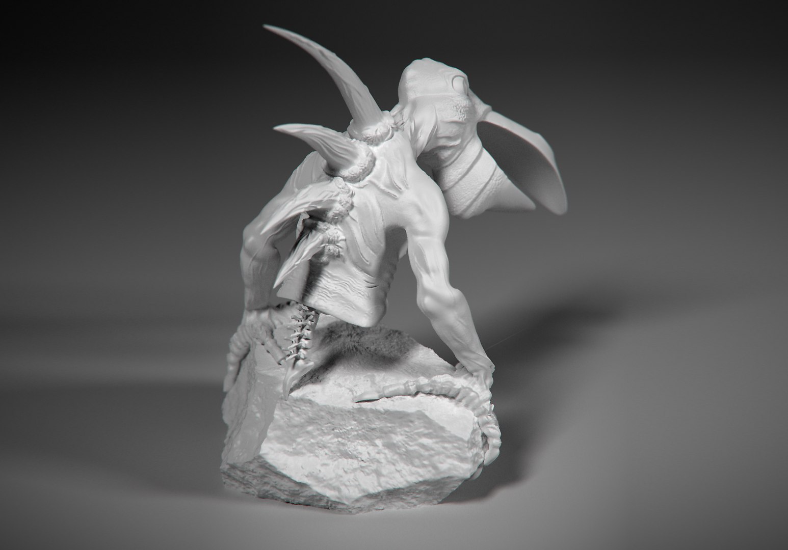 3d stl creature model