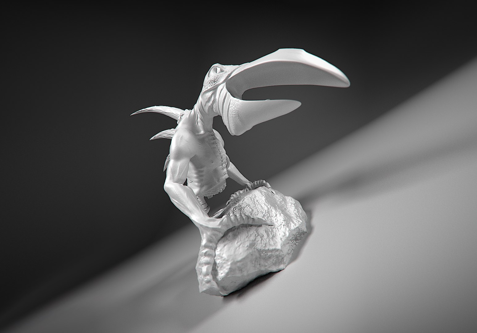 3d stl creature model