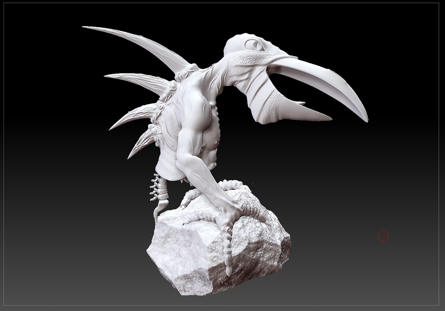 3d stl creature model