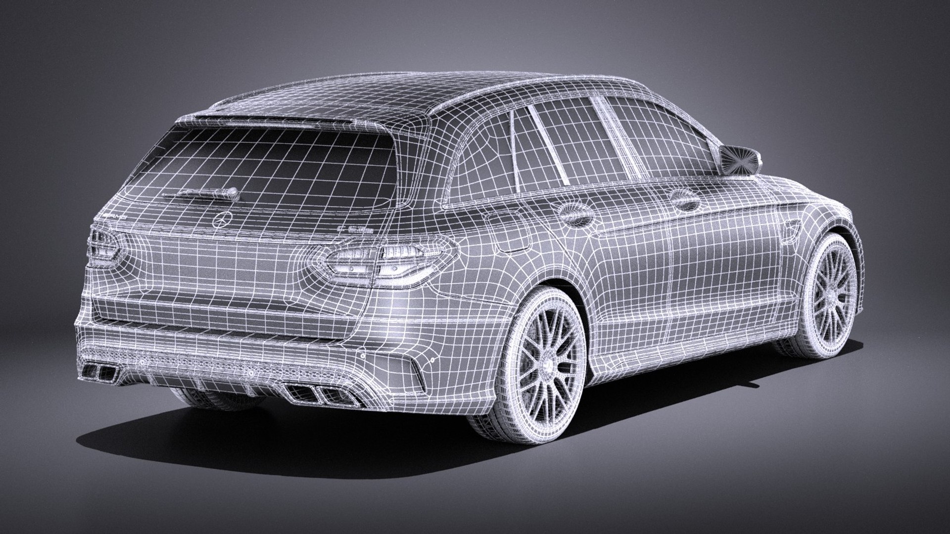 Mercedes Mercedes-benz Estate 3D Model - TurboSquid 1164599