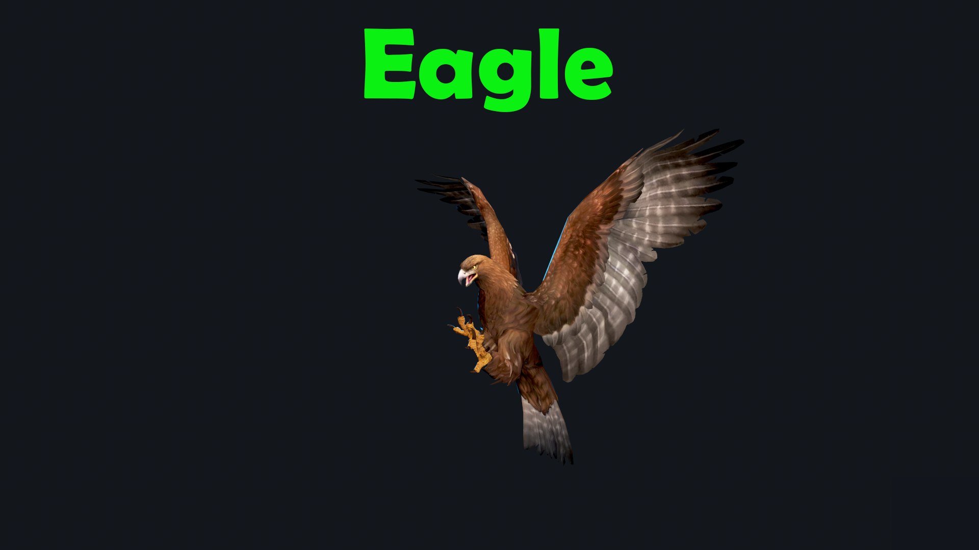Eagle Animation 3D Model - TurboSquid 2006373