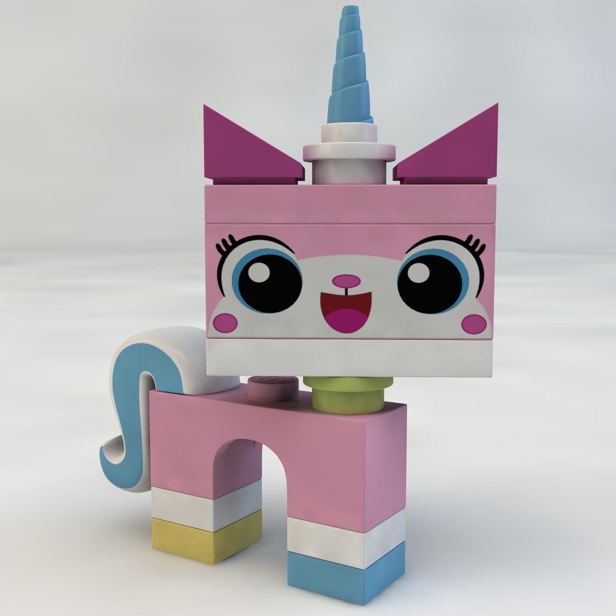 3d model unikitty lego