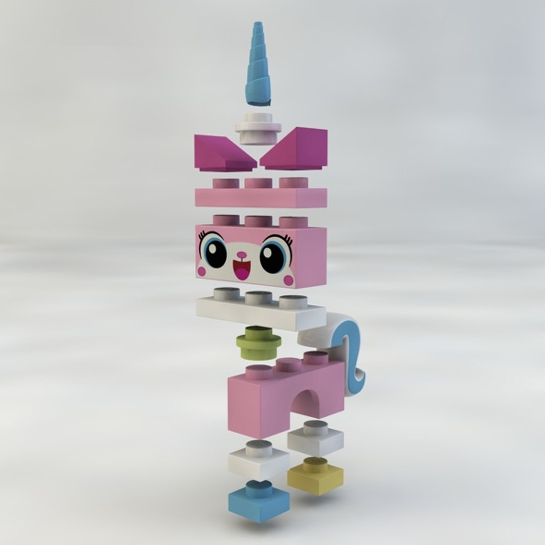 3d Model Unikitty Lego