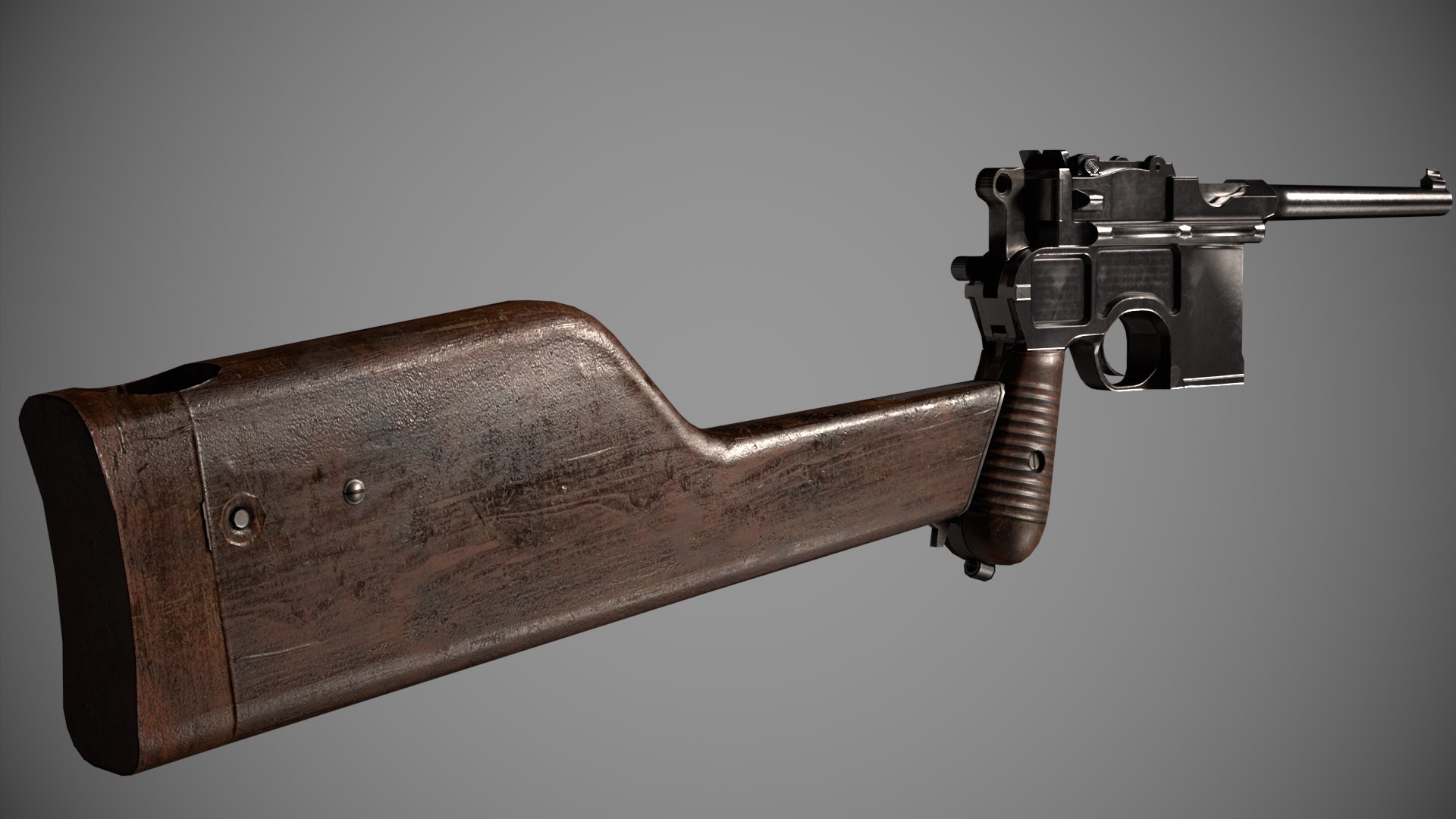 Mauser C96 3D Model - TurboSquid 2013429