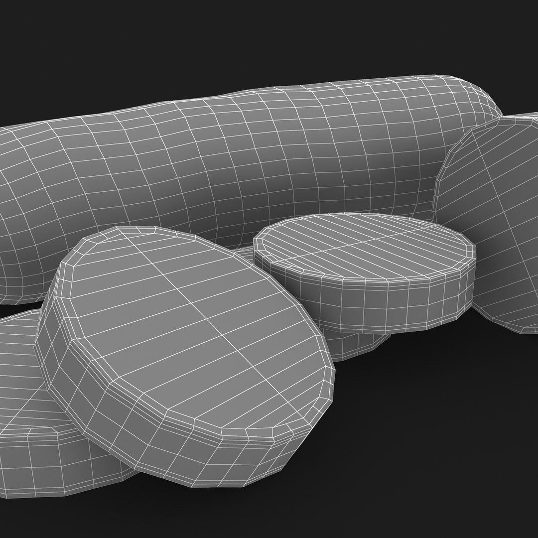 3d realistic cucumber model