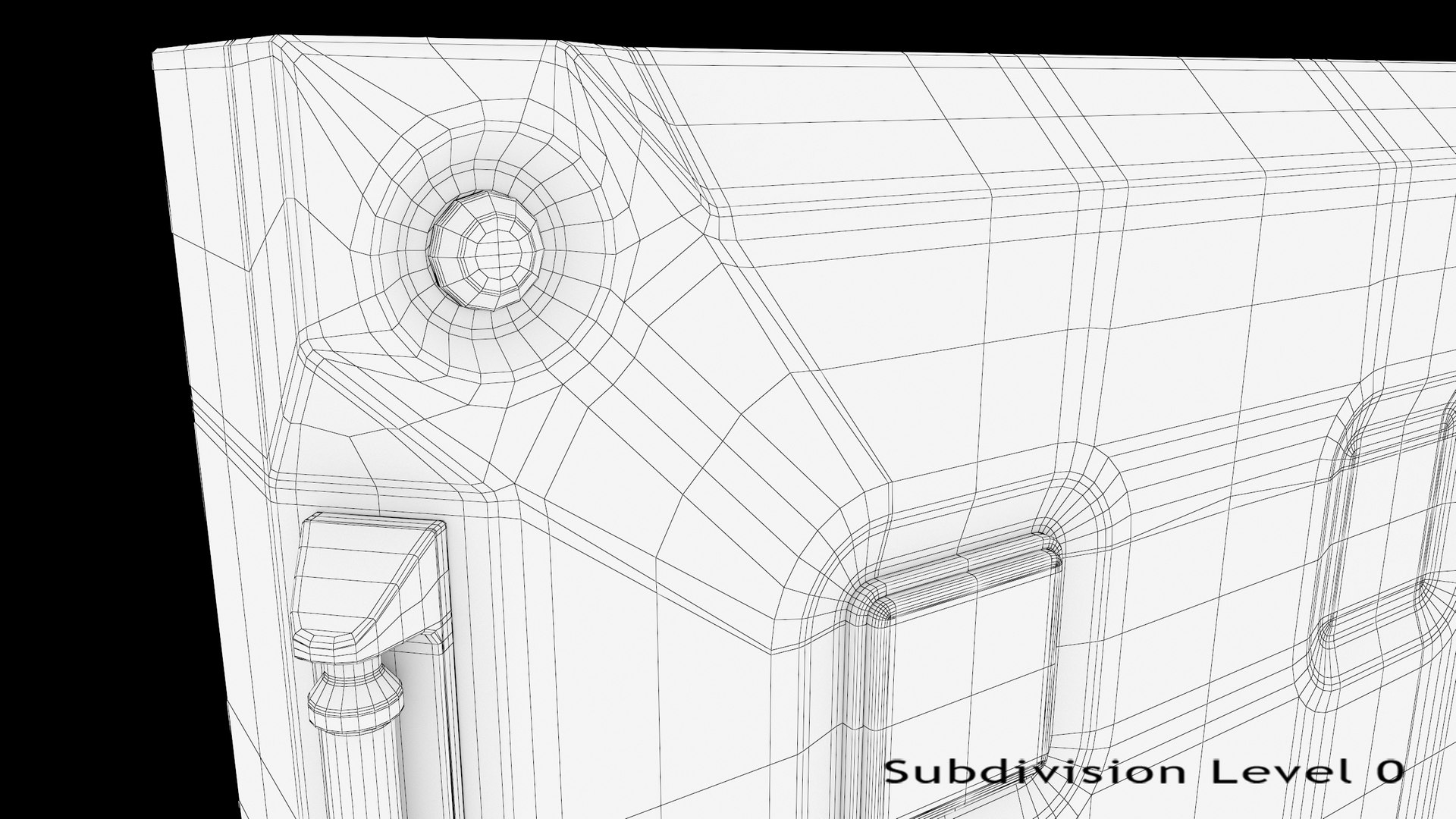 3D Sci-fi Square Ceiling Panel PBR - TurboSquid 2236801