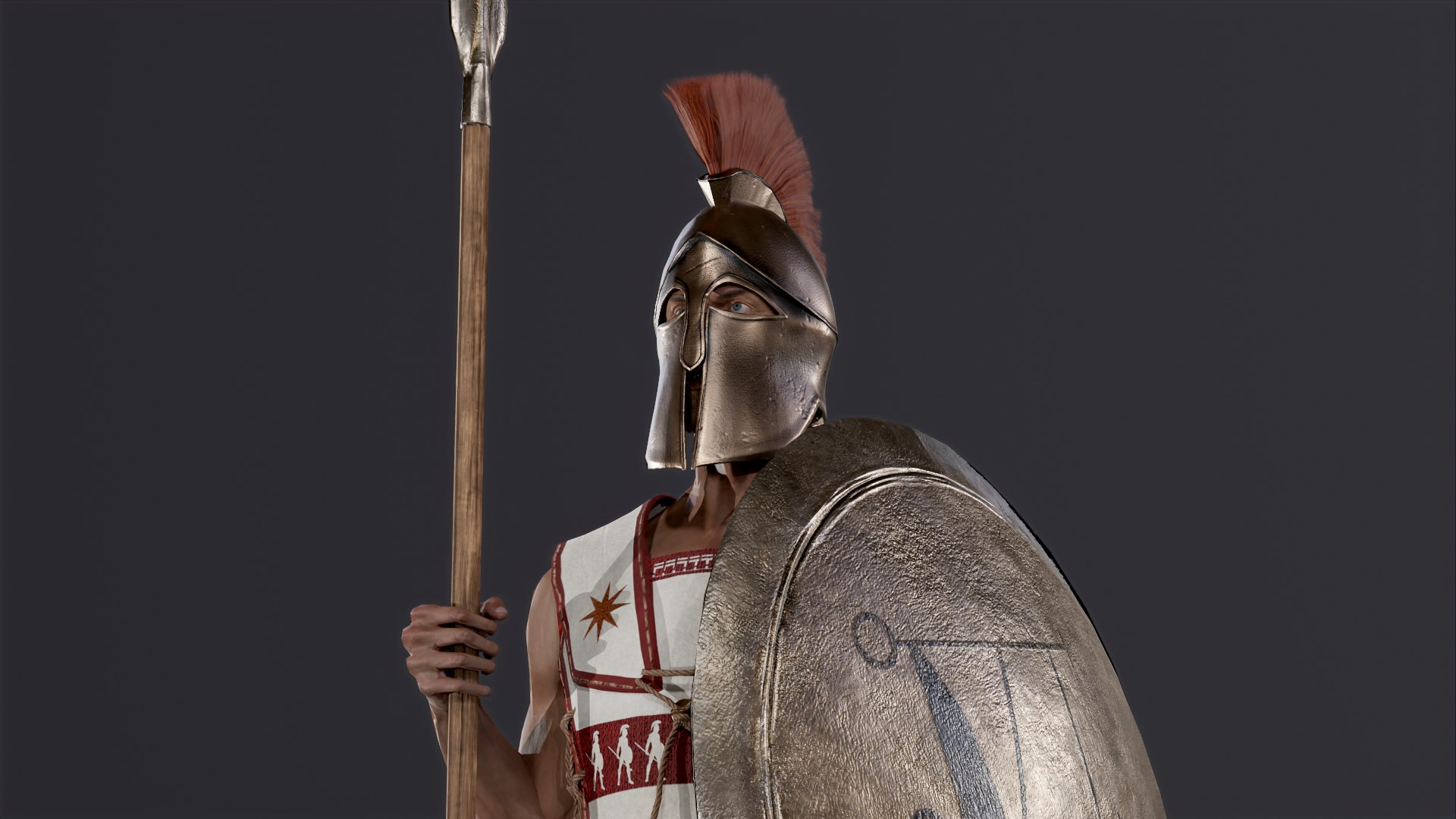 3D Spartan Hoplite Model - TurboSquid 2210210