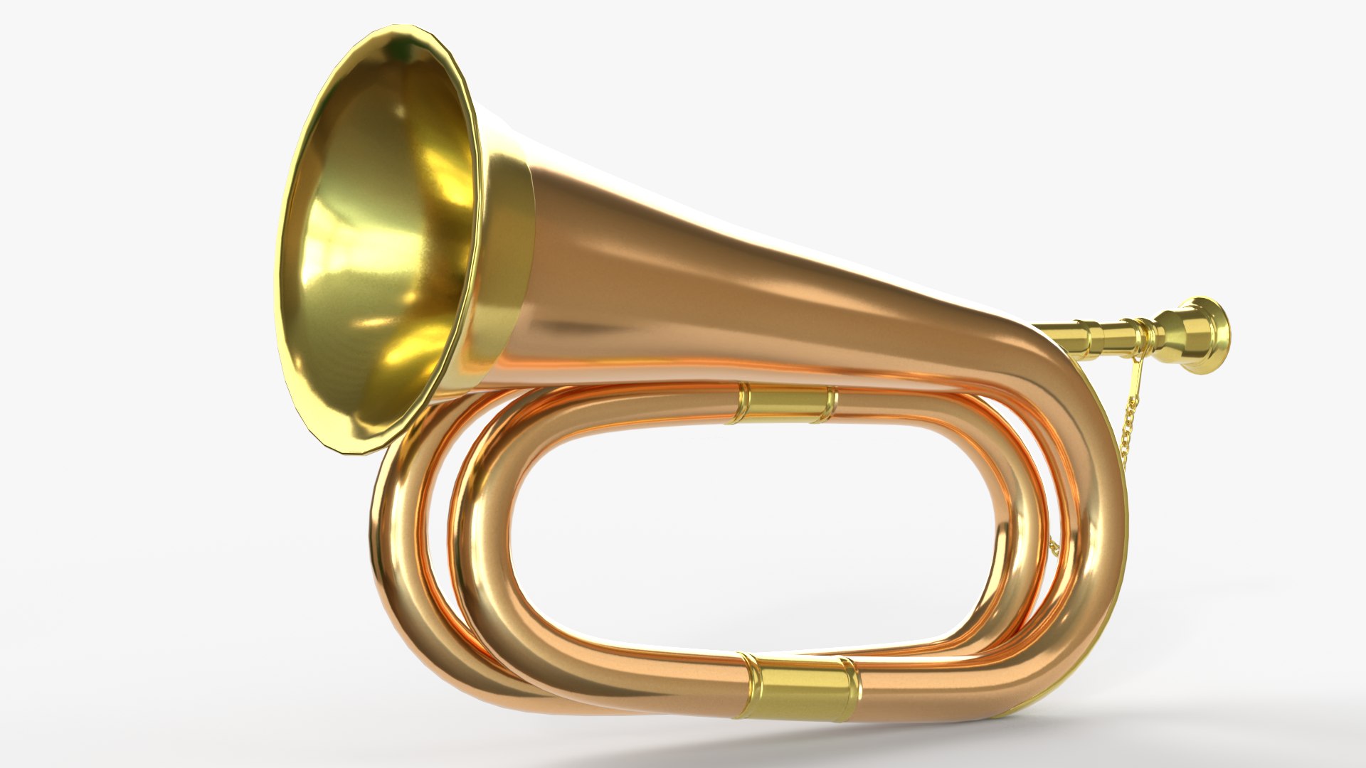 Bugel Three Types Of Materials Brass Copper And Silver 3D Model ...