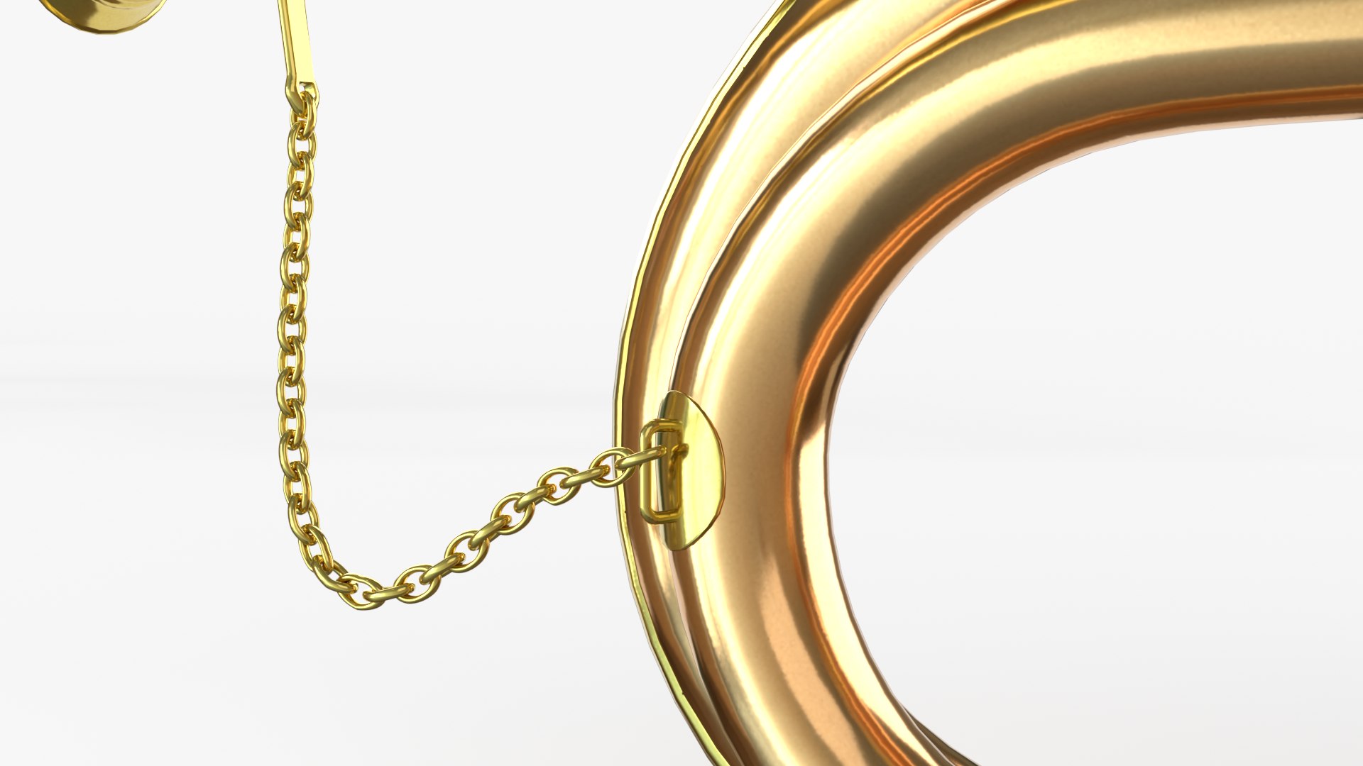 Bugel Three Types Of Materials Brass Copper And Silver 3D Model ...