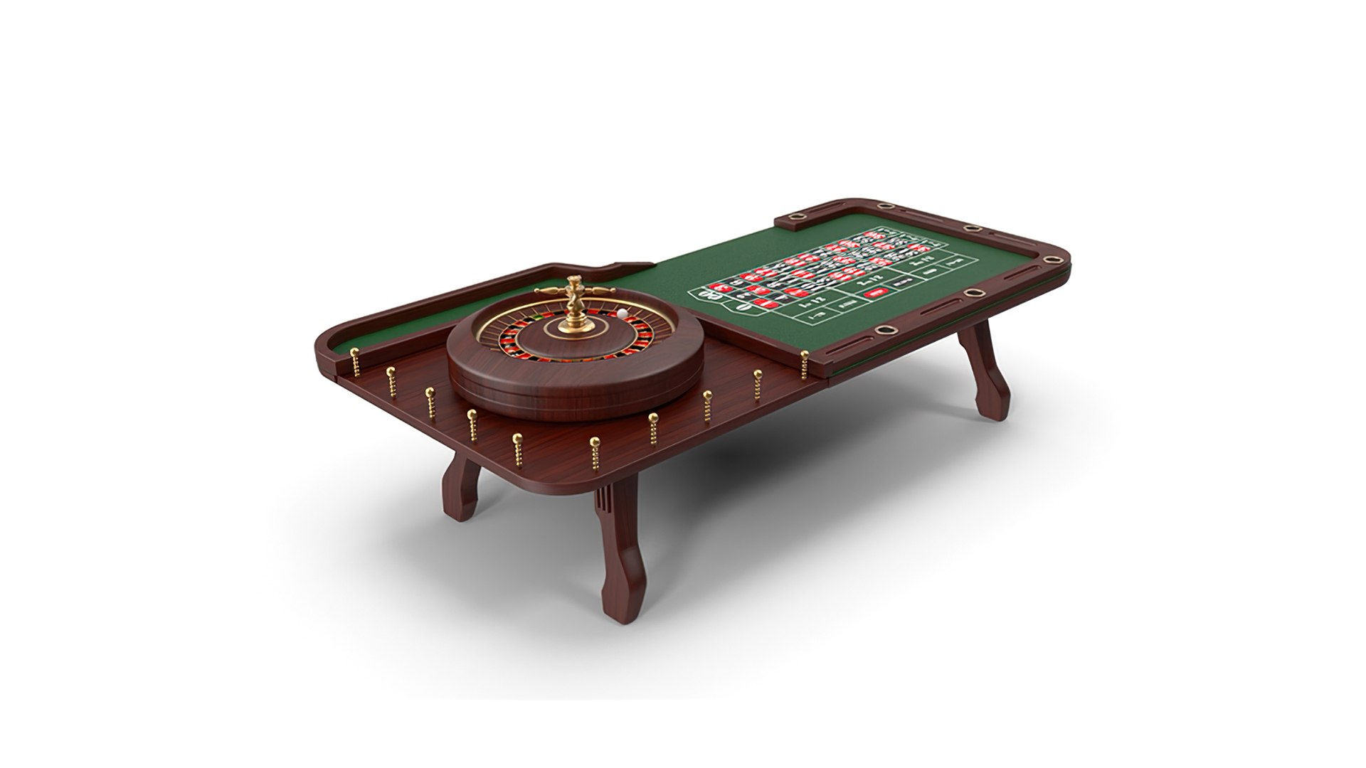 Roulette Table 3D - TurboSquid 2147440