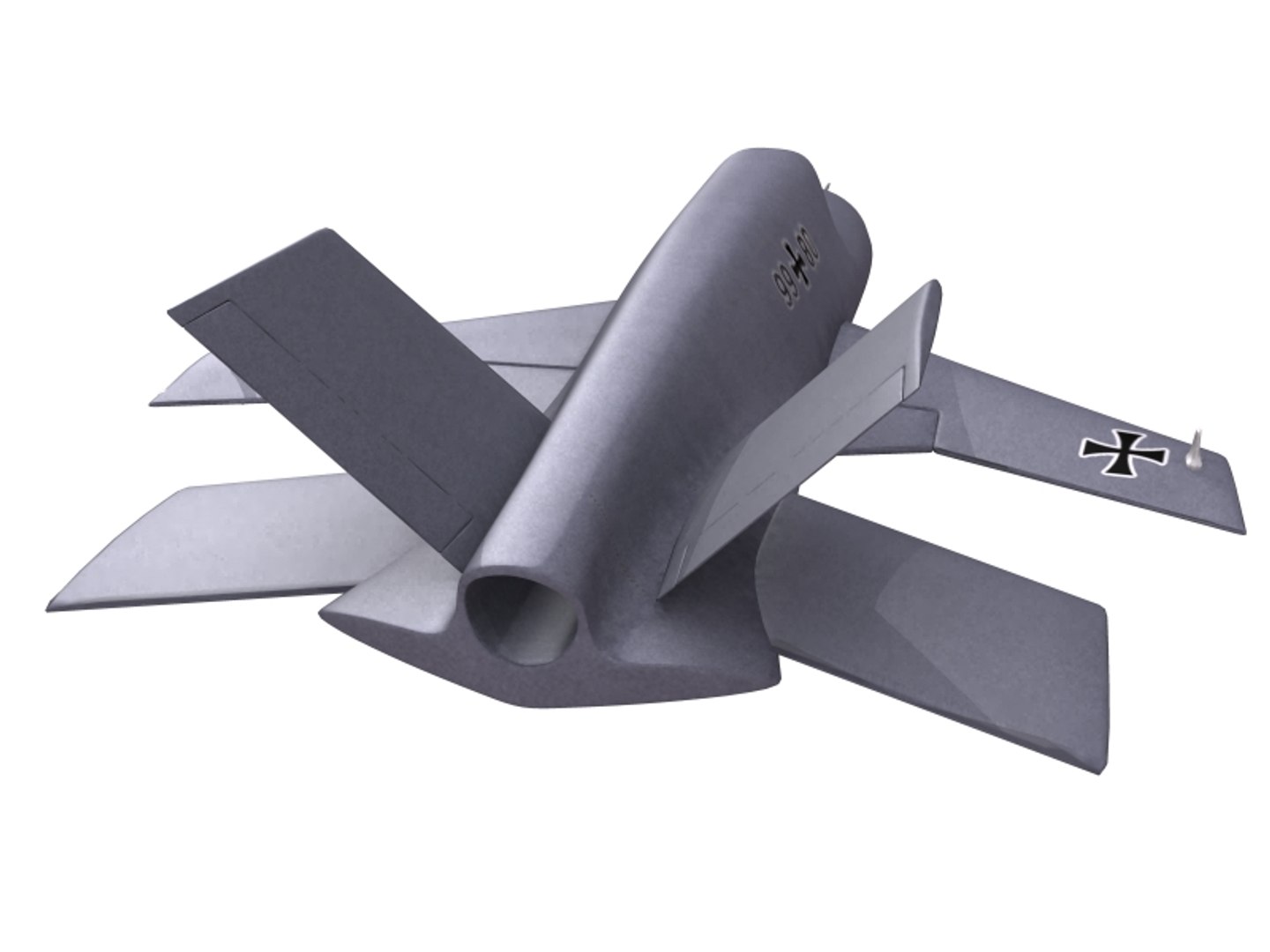 German Barracuda Uav Ucav 3d Max