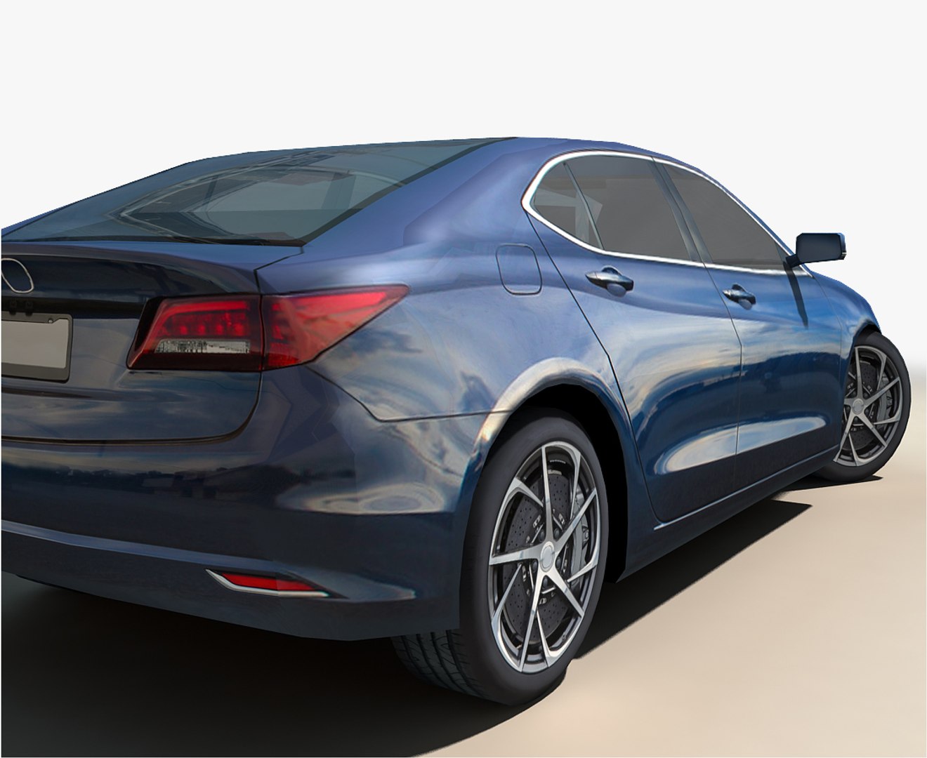 Generic sedan - 3D model - TurboSquid 1479216