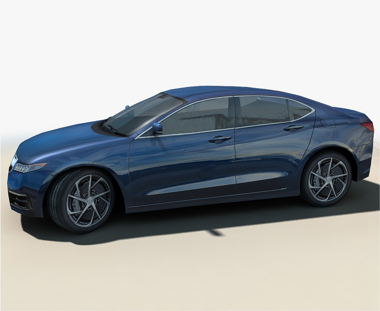 Generic sedan - 3D model - TurboSquid 1479216