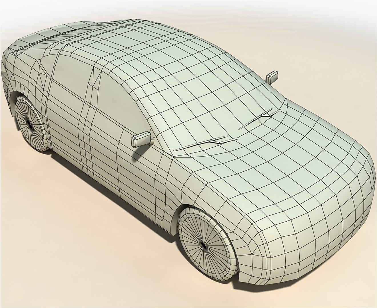 Generic sedan - 3D model - TurboSquid 1479216