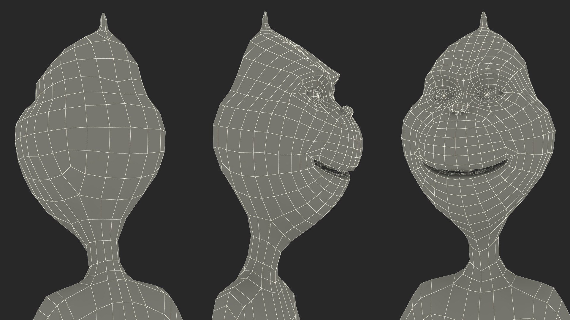 Cartoon Grinch Character T-Pose model - TurboSquid 2117684