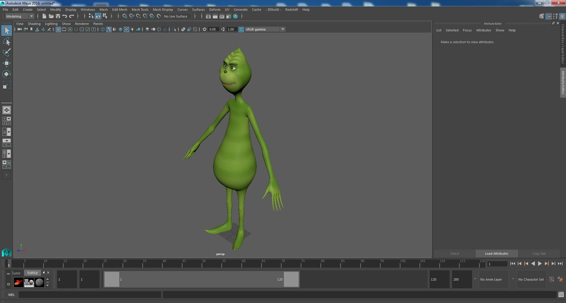 Cartoon Grinch Character T-Pose model - TurboSquid 2117684