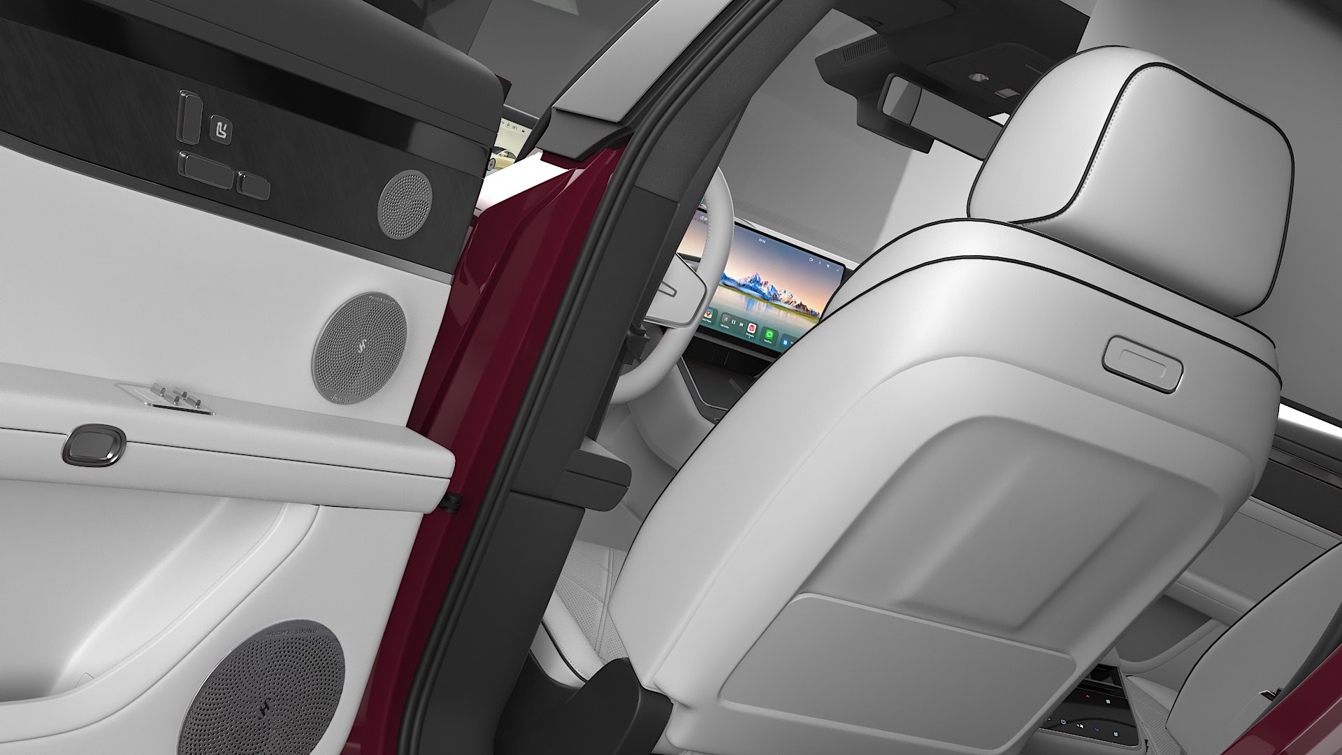 Huawei Stelato S9 And Xiaomi SU7 Cars At EVgo Charging Station Model ...