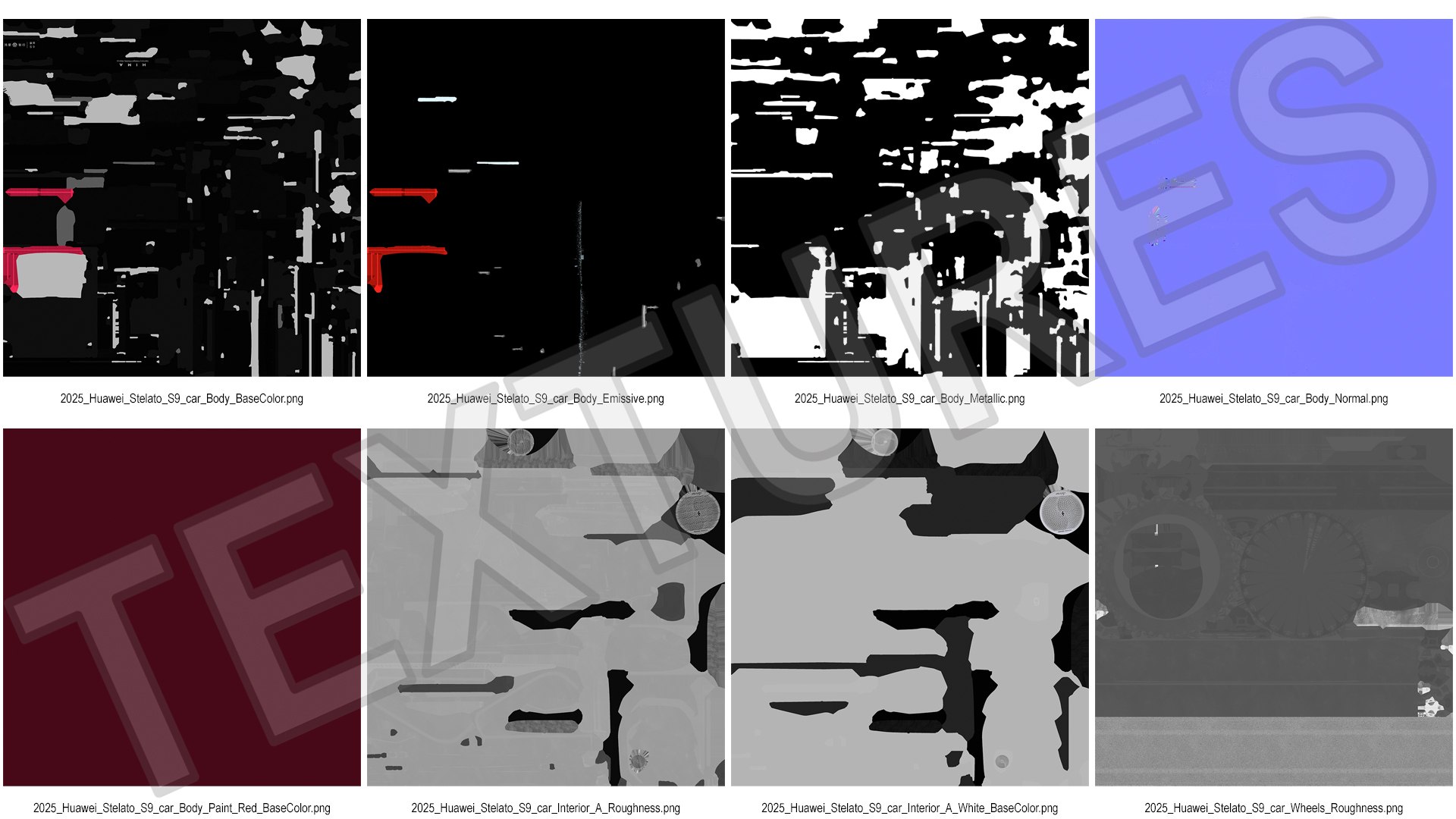 Huawei Stelato S9 And Xiaomi SU7 Cars At EVgo Charging Station Model - TurboSquid 2374837