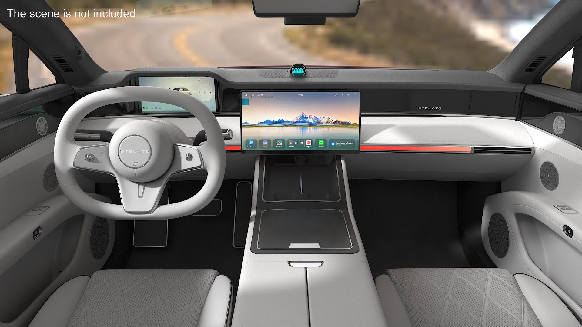 Huawei Stelato S9 And Xiaomi SU7 Cars At EVgo Charging Station Model ...